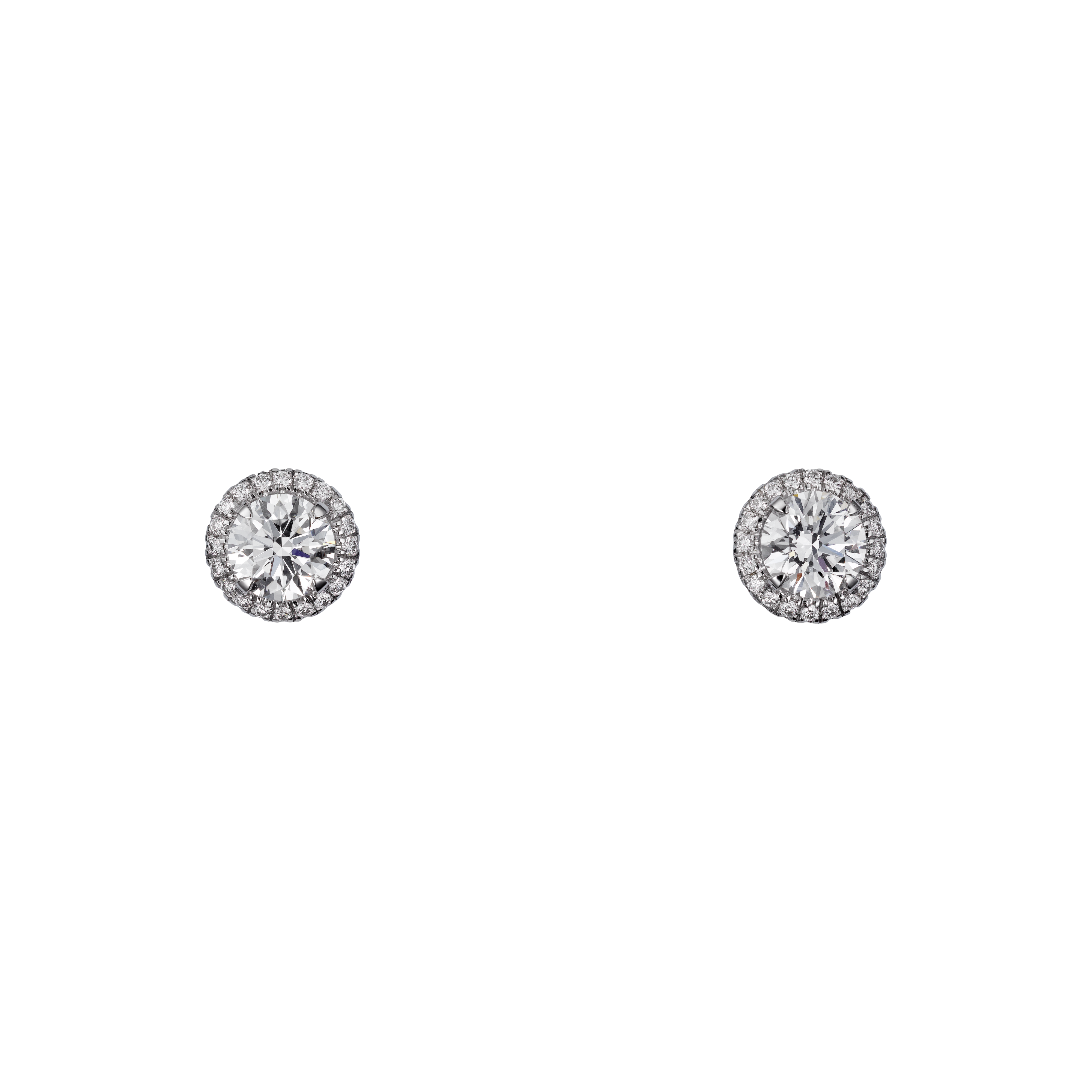 CRN8515020 - Cartier Destinée earrings - White gold, diamonds - Cartier ...